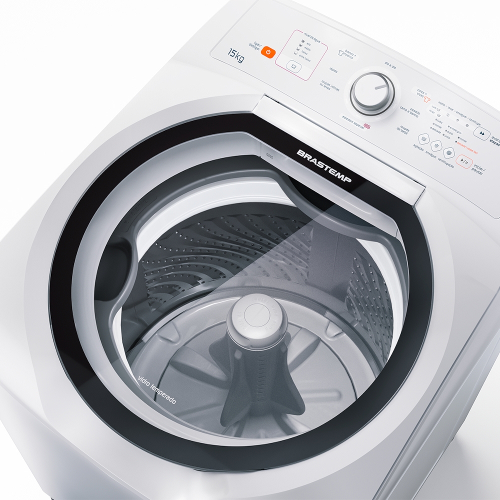 Lavadora de Roupas Brastemp BWH15 15Kg com Ciclo Edred | Schumann