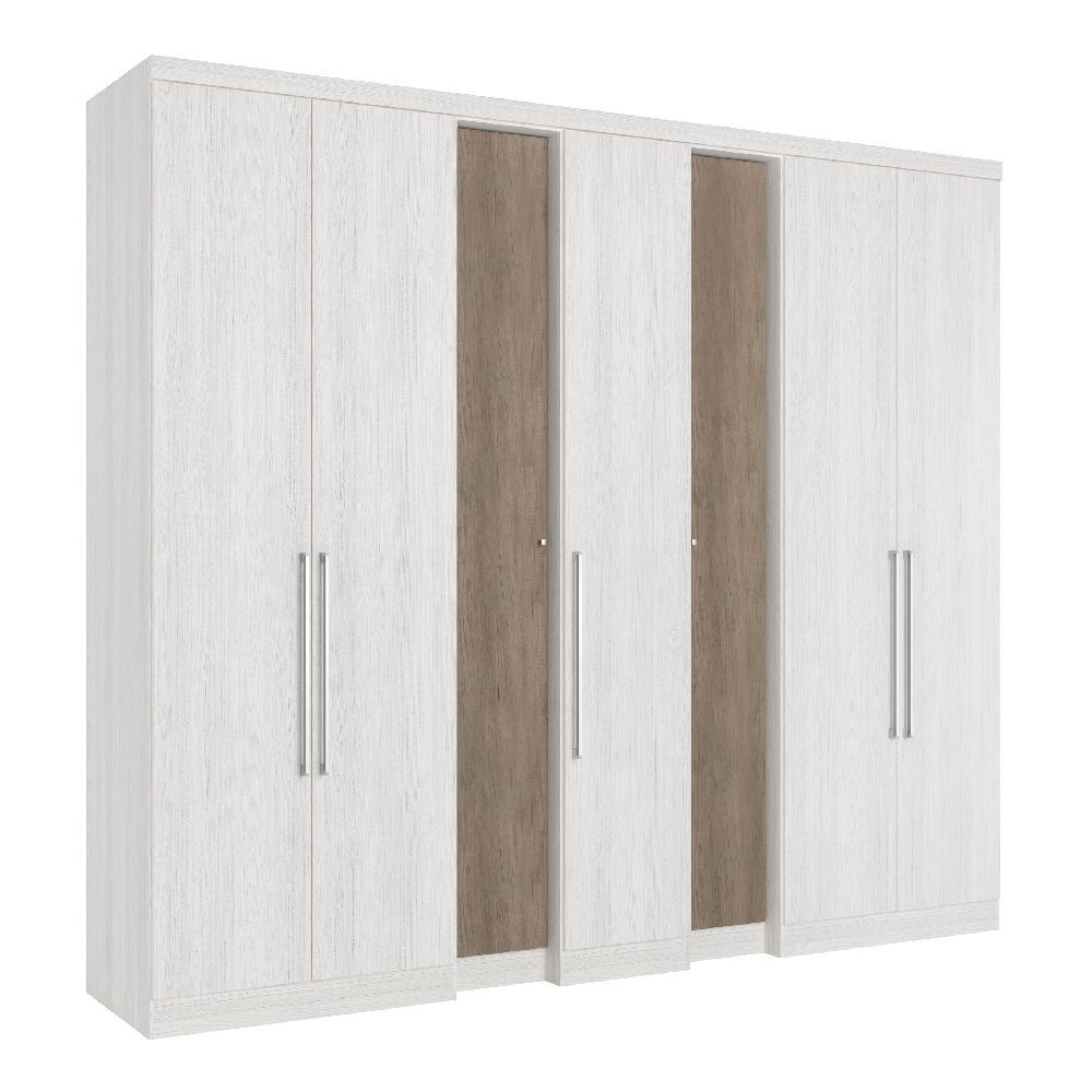 Guarda-Roupa Casal 7 Portas 4 Gavetas THB Selecto | Schumann