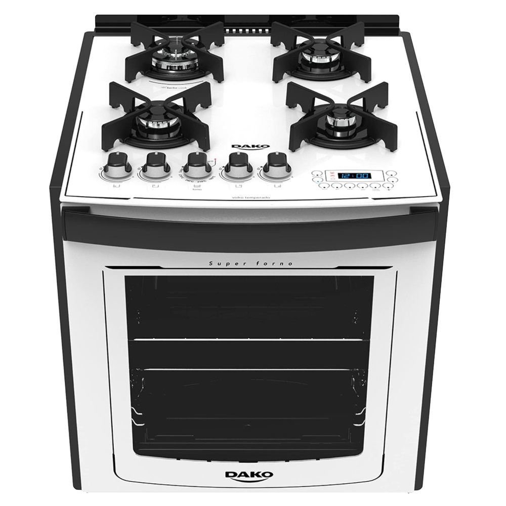 Fogão de Emb 4 Boca Dako Dakolors DE4VTP-BC0 Bro–Bivol | Schumann