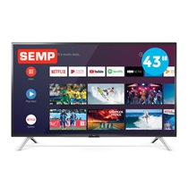 Smart TV 43 Semp LED FHD 43S5300 HDR 2 HDMI 1 USB | Schumann