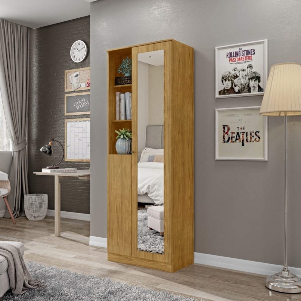 Armário Multiuso com Espelho 2 Portas e 3 Nichos MX Mó | Schumann