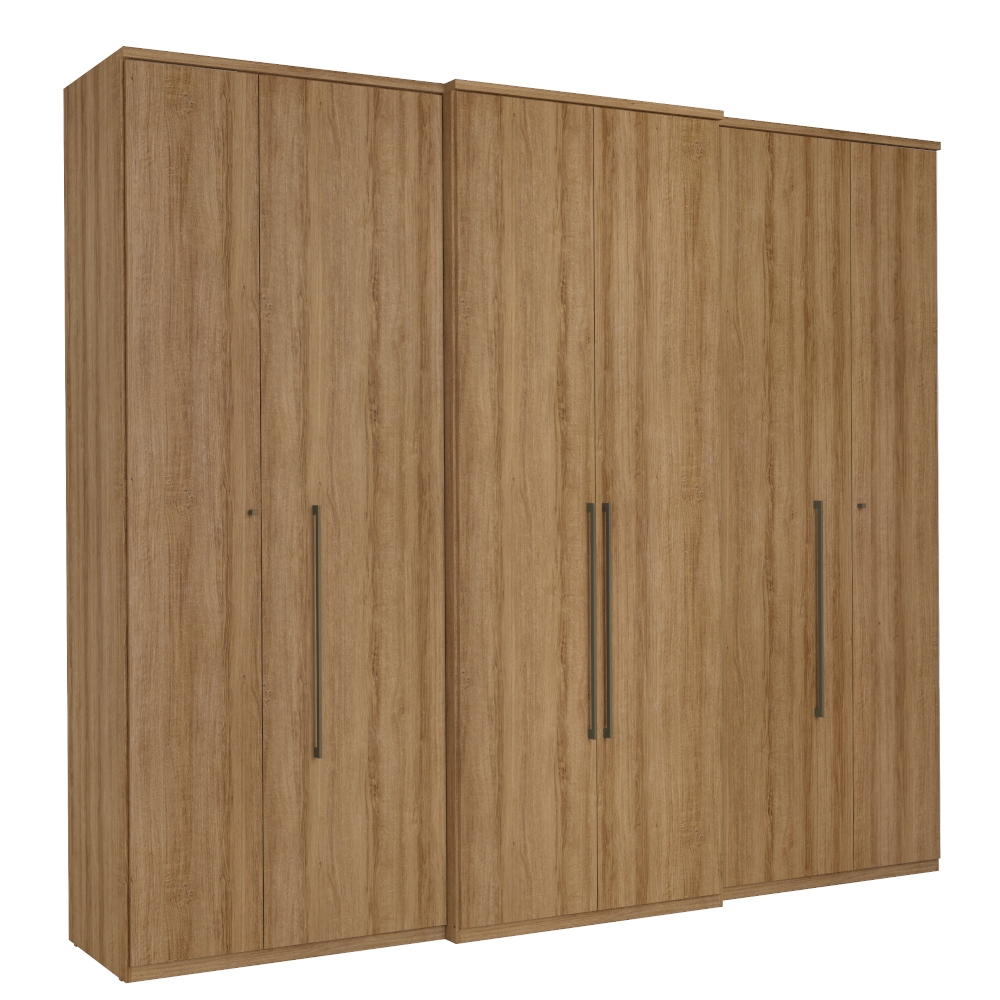 Guarda-Roupa Casal 6 Portas e 4 Gavetas THB Lumiére | Schumann