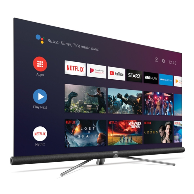 Smart TV 4K 65 TCL LED UHD 65C6 HDR 3 HDMI 2 USB | Schumann