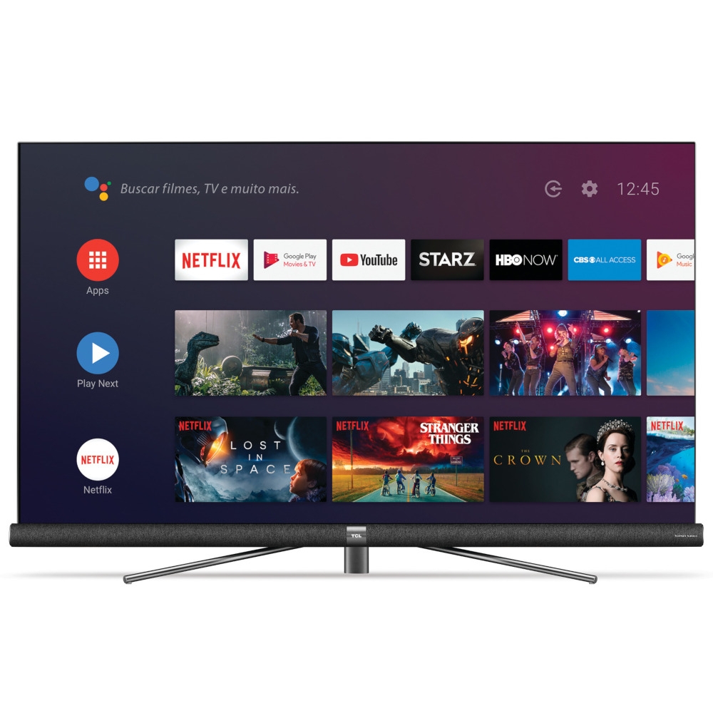 Smart TV 4K 65 TCL LED UHD 65C6 HDR 3 HDMI 2 USB | Schumann