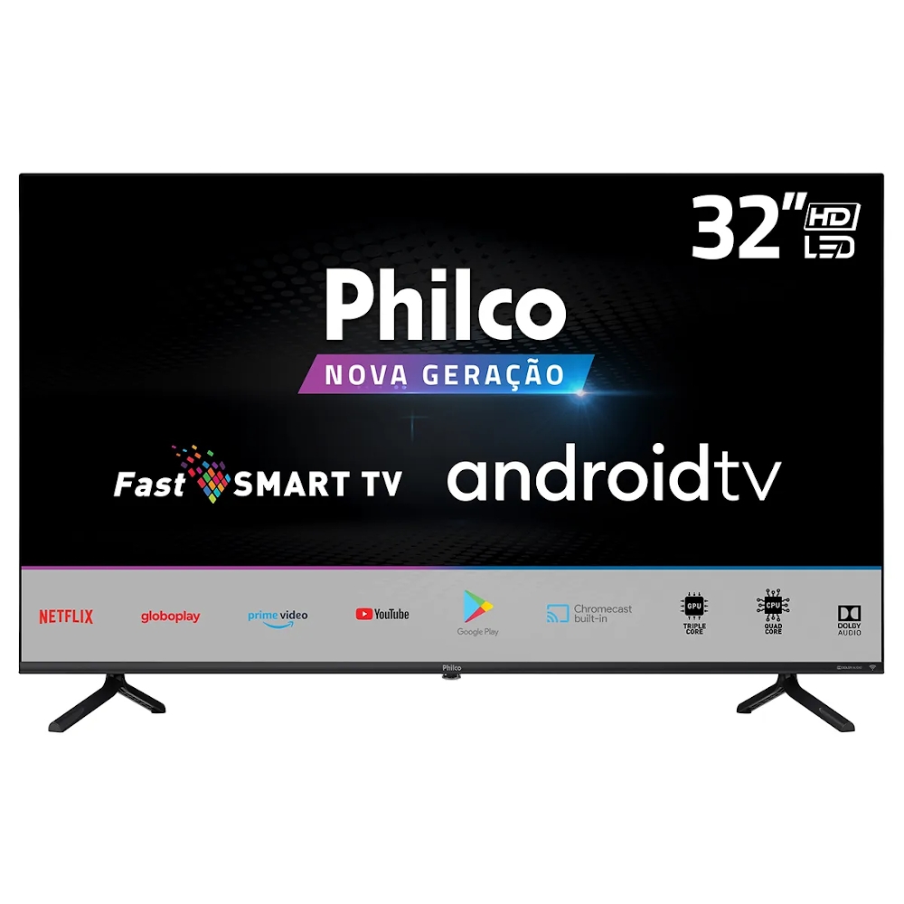 Smart TV 32 Philco LED HD PTV32E20AGBL HDR 2 HDMI 2 US | Schumann