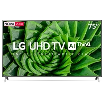 Smart TV 4K 75" LG LED UHD 75UN8000PSB HDR 4 HDMI 2 US | Schumann