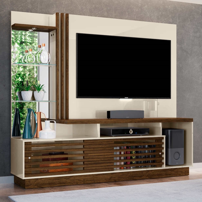 Home para TV 60 Polegadas 2m com LED Madetec Frizz Plu | Schumann