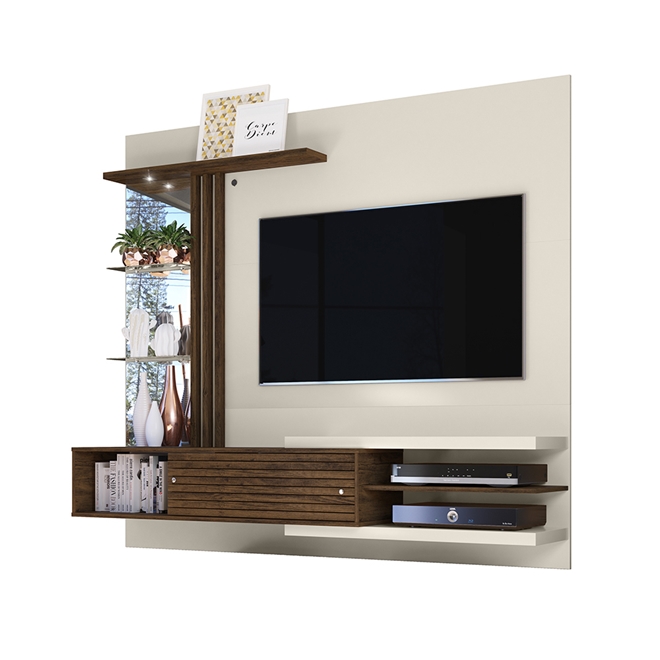 Painel Bancada Madetec Frizz Supreme para TV até 55" c | Schumann