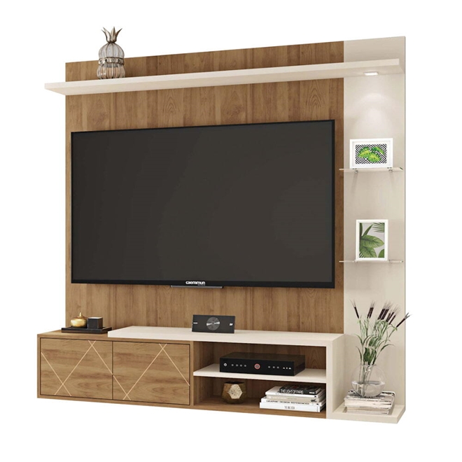 Painel para TV até 55 Polegadas 1,6m com LED Caemmun T | Schumann