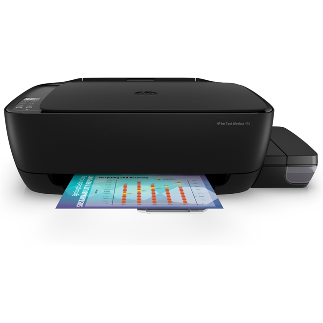Impressora HP Ink Tank 416 Wireless USB Preto Bivolt | Schumann
