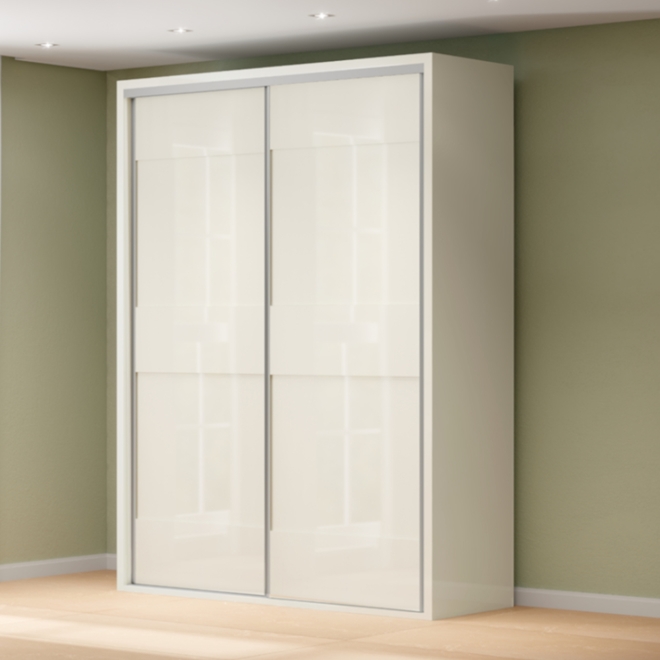 Guarda-Roupa Casal 2 Portas de Correr e 2 Gavetas Dall | Schumann