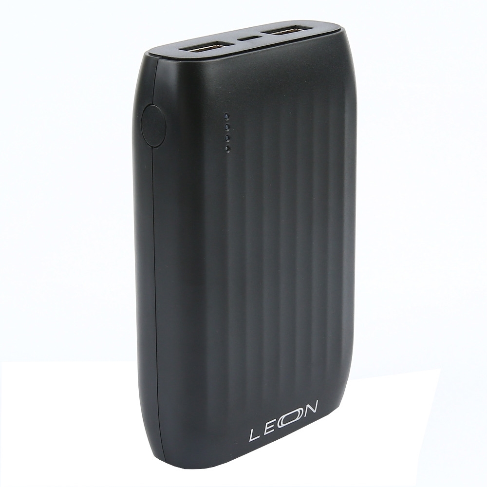 Power Bank Leon PW-243A 10.000mAh Micro USB Preto | Schumann
