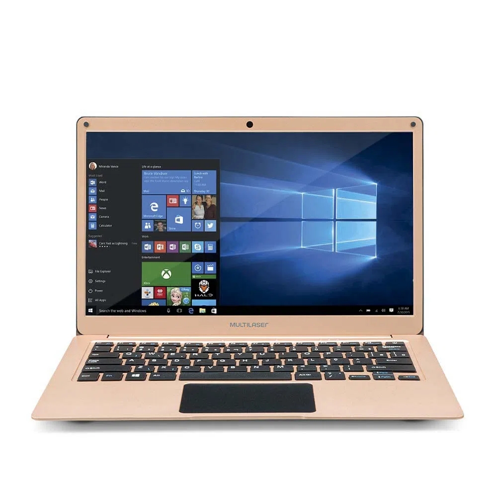 Notebook Multilaser Legacy Air PC223 4GB 64GB Dourado | Schumann