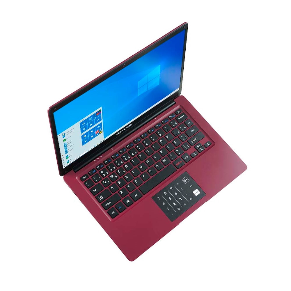 Notebook Multilaser Legacy Cloud PC133 2GB 32GB Vermel | Schumann