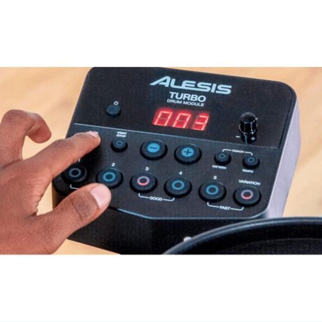 Bateria Eletrônica Alesis Turbo Mesh Kit 7 Peças Peles Multisom