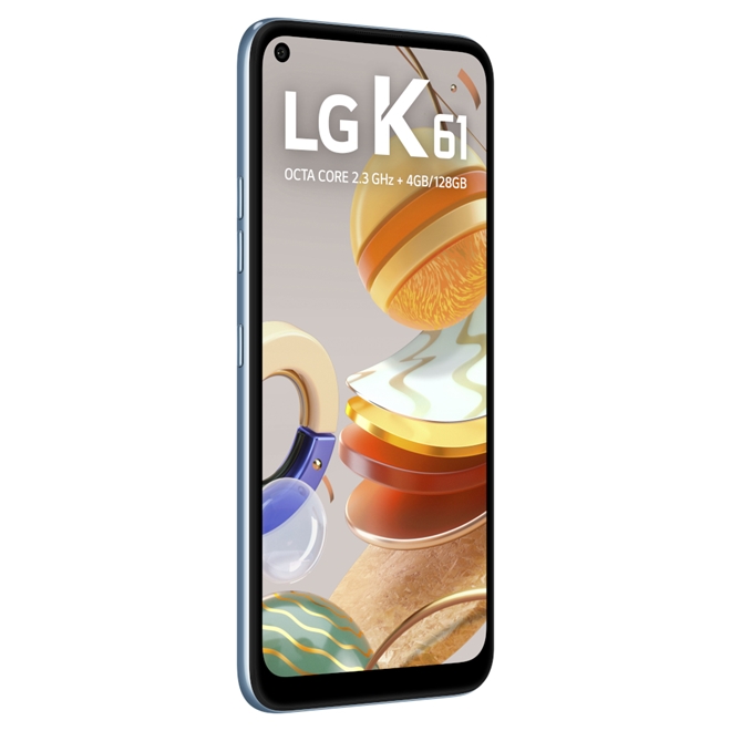 Smartphone LG K61 128GB 4GB Android 9.0 Branco Multisom