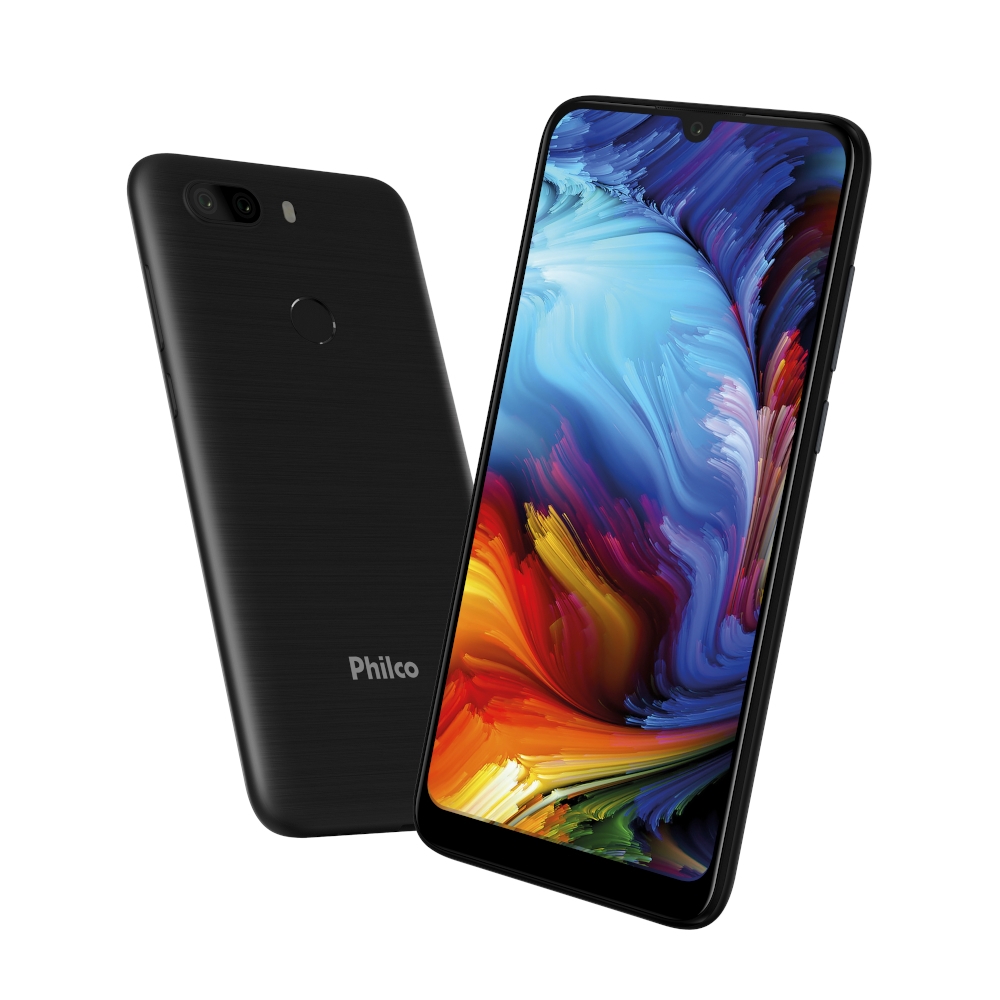 Smartphone Philco Hit Max PCS02P 128GB 4GB Preto Multisom