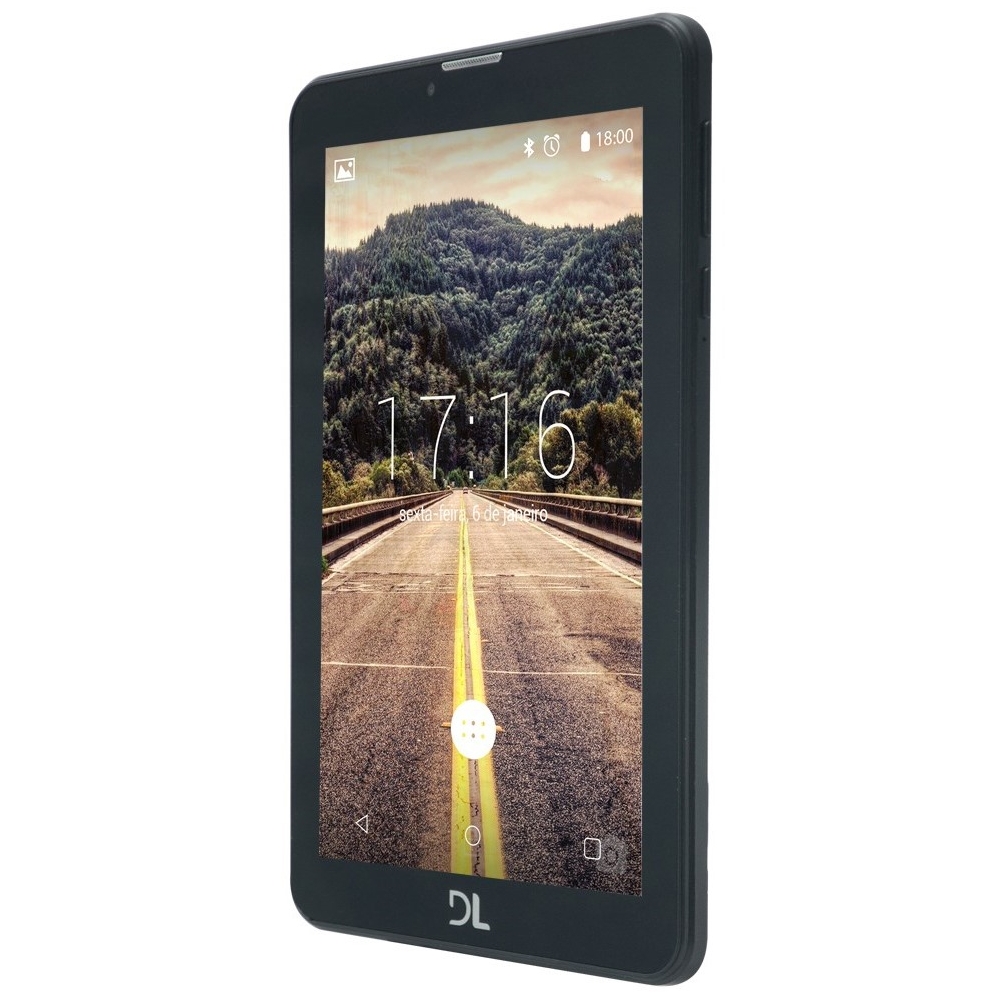 Tablet DL Mobi Tab - Tela 7'' 3G Dual Chip Wi-Fi, 8GB Multisom