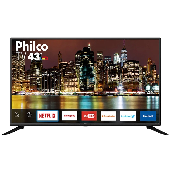 Smart TV 43 Philco D-LED FHD PTV43G50SN DTV 3 HDMI 2 U | Schumann