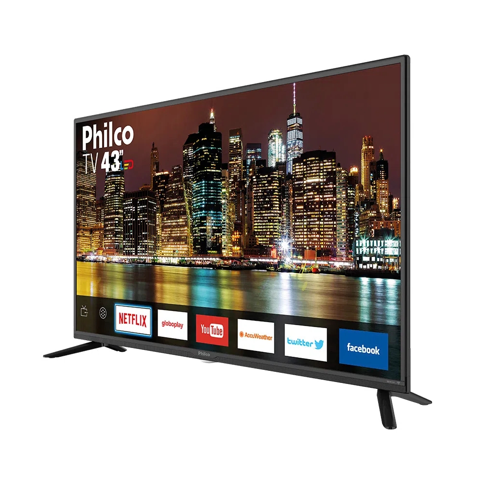 Smart TV 43 Philco D-LED FHD PTV43G50SN DTV 3 HDMI 2 U Multisom