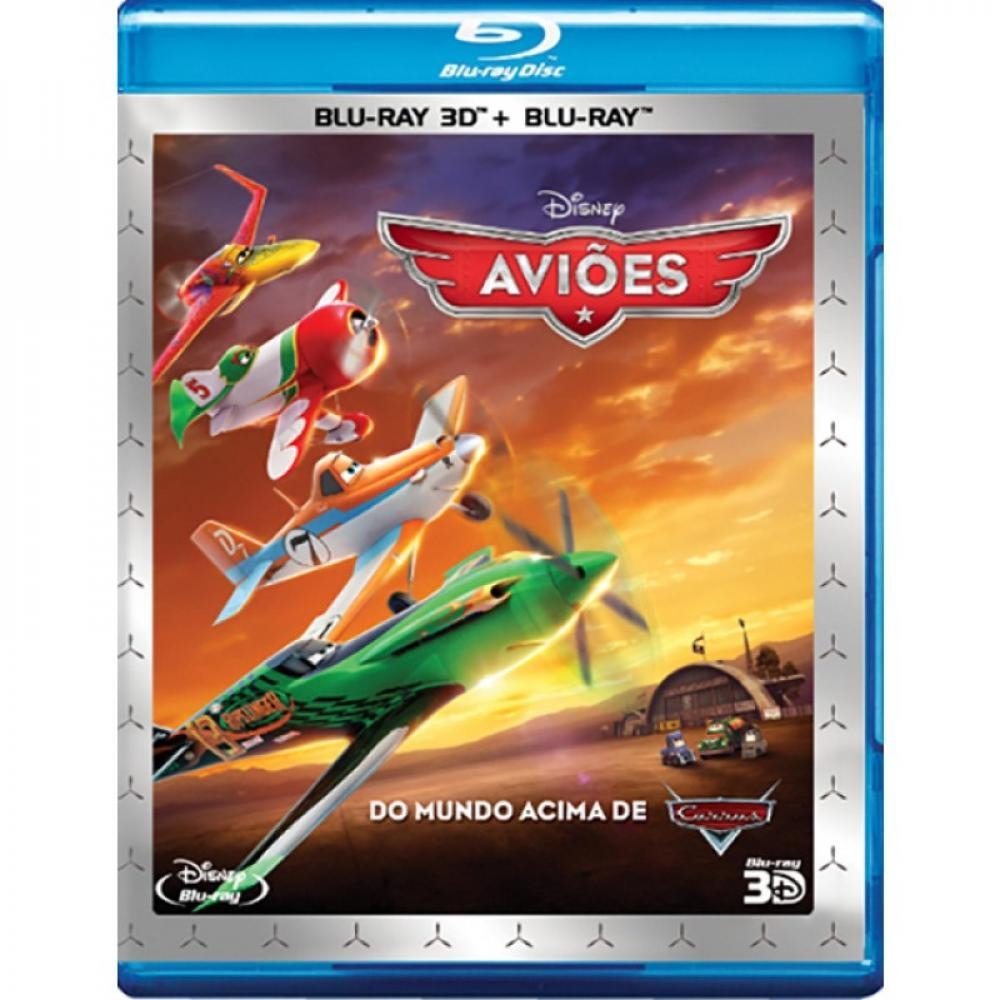 Aviões - Blu Ray + 3D Filme Infantil Multisom