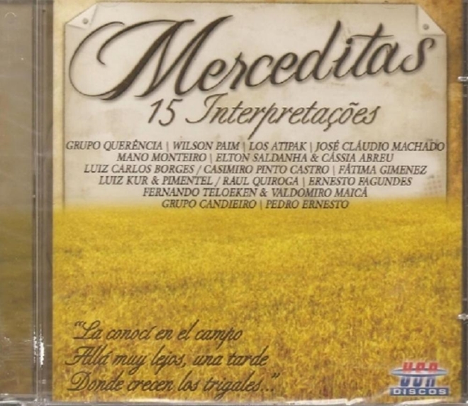 Merceditas 15 Interpretações - CD Música Regional Multisom