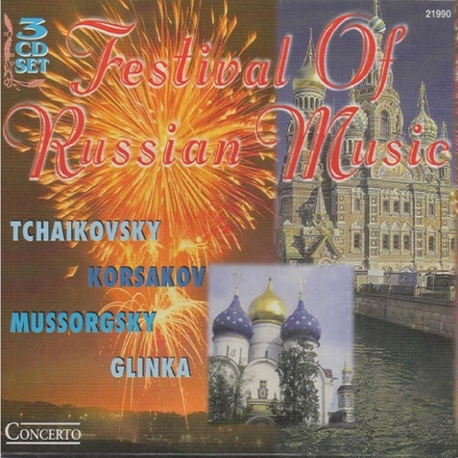Festival Of Russian Music - Box 3 CDs Música Clássica Multisom