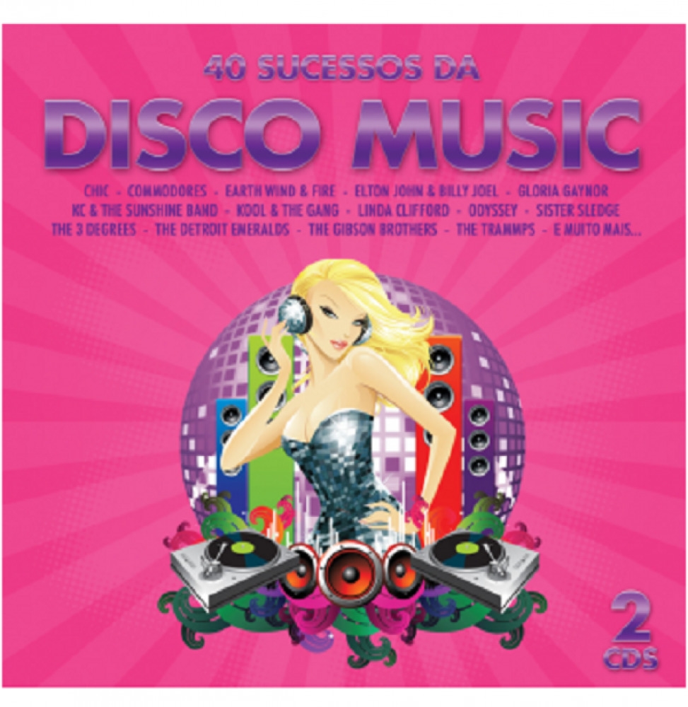 40 Sucessos da Disco Music - 2 CDs Pop Multisom