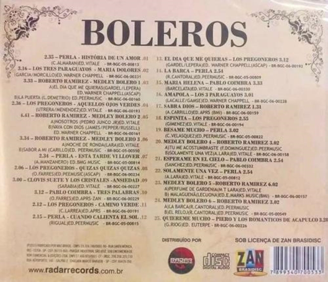Boleros - CD Musical Multisom