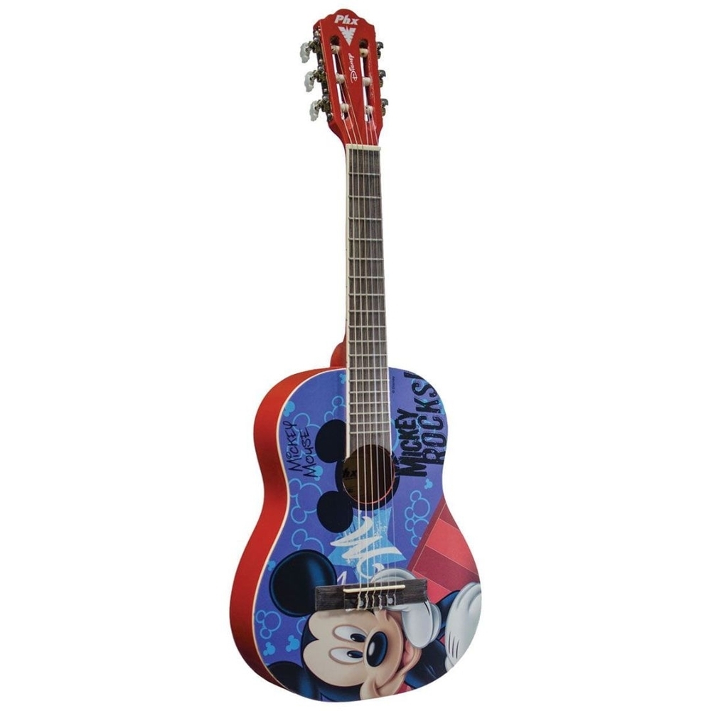 Violão Infantil PHX Disney Mickey Rocks VID-MR1 Acústi Multisom