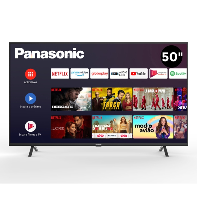Smart TV 4K 50 Panasonic UHD TC-50HX550B HDR 3 HDMI 2 | Schumann