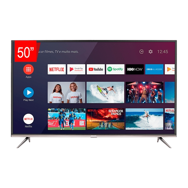 Smart TV 4K 50 Semp LED UHD 50SK8300 HDR 3 HDMI 2 USB | Schumann