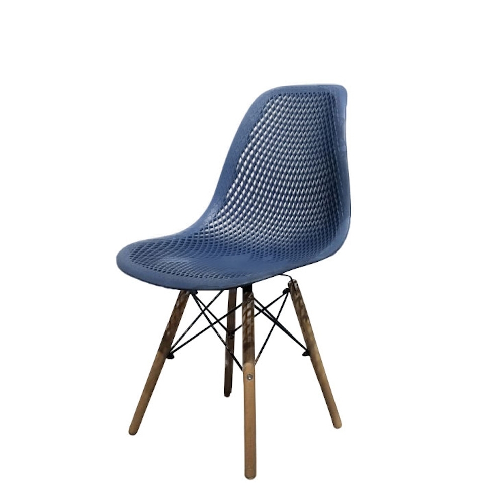 Cadeira Charles Eames Eiffel Colmeia com Pé Palito Pla | Schumann