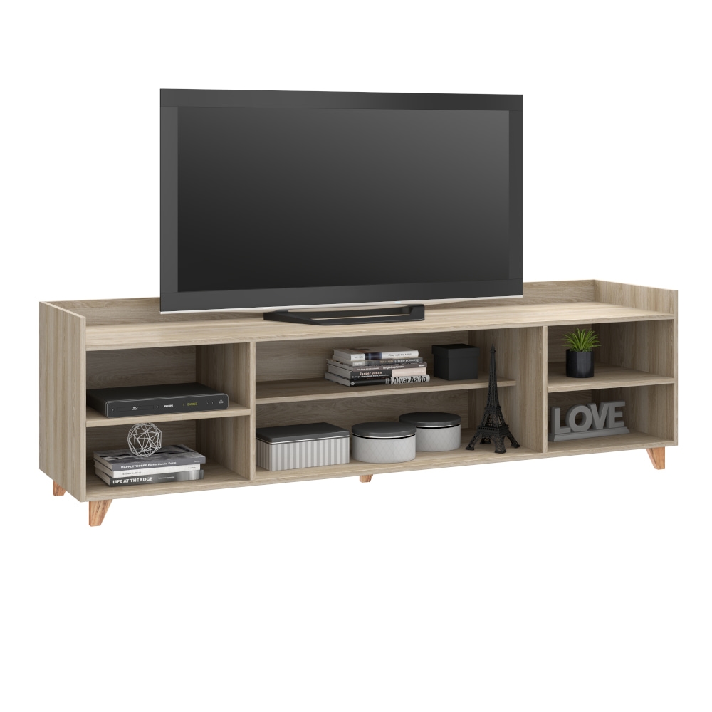 Rack Be Mobiliário Aurora com 2 Portas e 3 Prateleiras Multisom