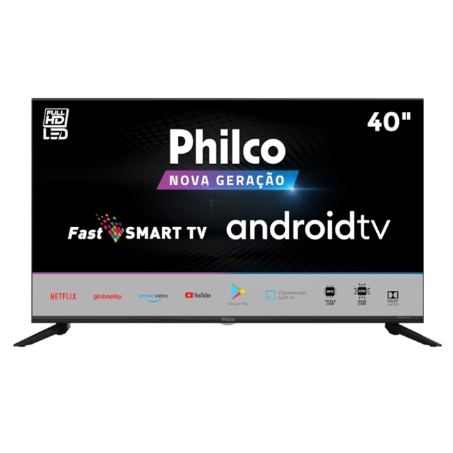 Smart TV 40 Philco LED FHD PTV40G71AGBL DTV 3 HDMI 2 U | Schumann