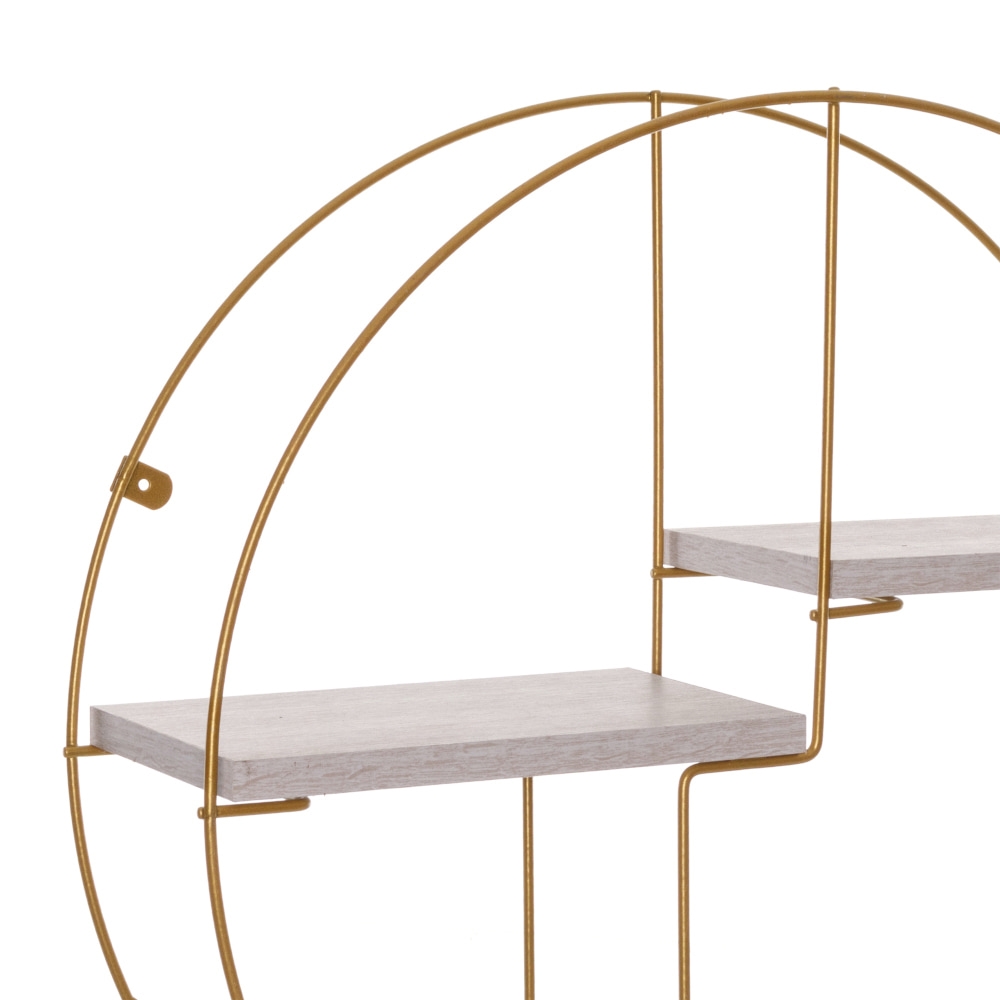 Estante de Parede Circular Aramada Metaltru 52cm Multisom