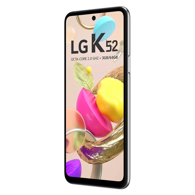 Smartphone LG K52 64GB 3GB RAM Câmera Quadrupla - Cinz Multisom