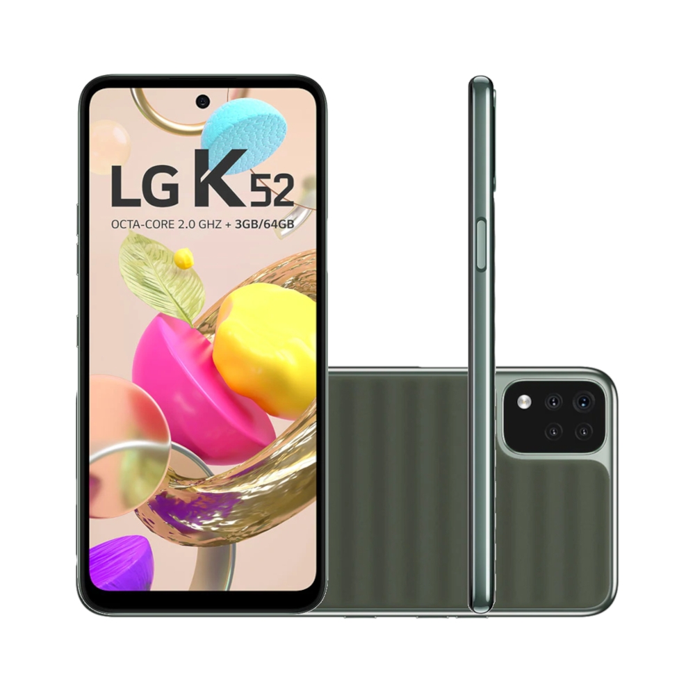 Smartphone LG K52 64GB 3GB RAM, Câmera Quadrupla - Ver | Schumann