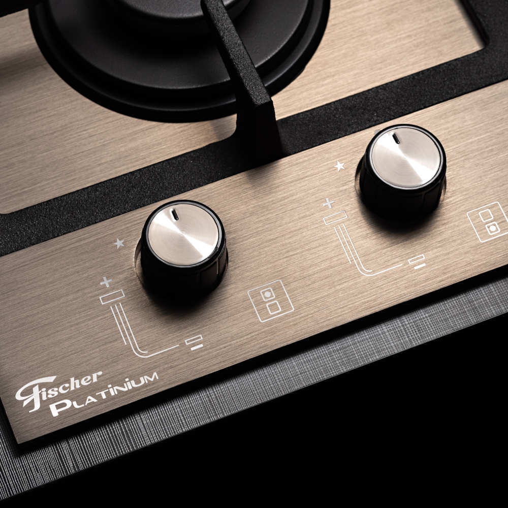 Cooktop 4 Bocas a Gás Fischer Platinium Prime Inox Biv Multisom