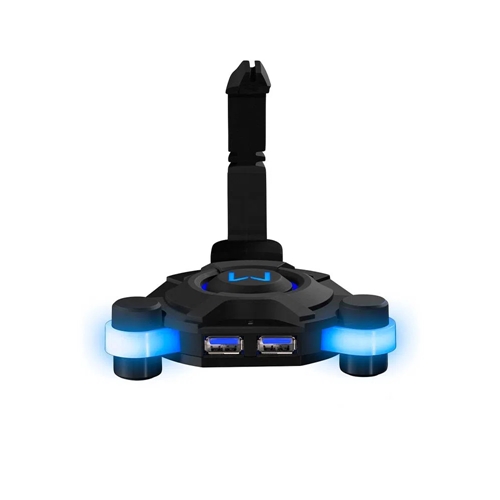 HUB USB Gamer Warrior AC293 - Preto | Schumann