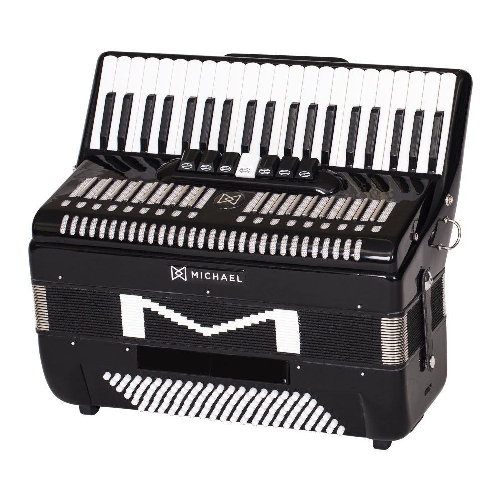 Acordeon Michael ACM12007N 120 Baixos com Case e Alça Multisom