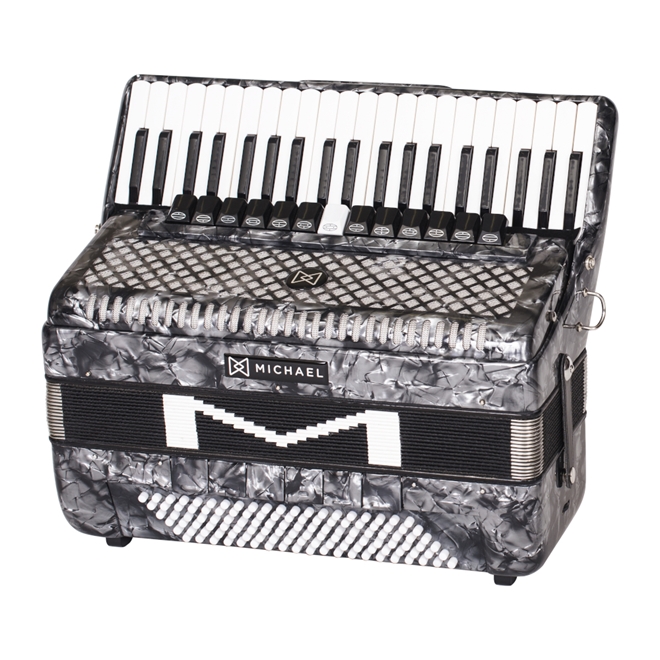 Acordeon Michael ACM12013-6N 120 Baixos com Case Luxo | Schumann
