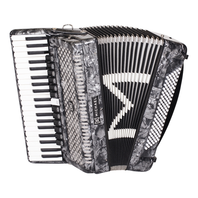 Acordeon Michael ACM12013-6N 120 Baixos com Case Luxo Multisom