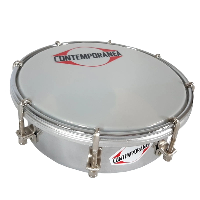 Tamborim Alumínio 6" Contemporânea 206LT com Baqueta - Multisom