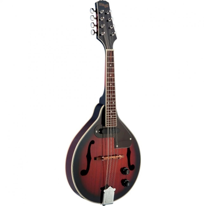 Bandolim Mandolin Eletroacústico Stagg M50E 8 Cordas d | Schumann