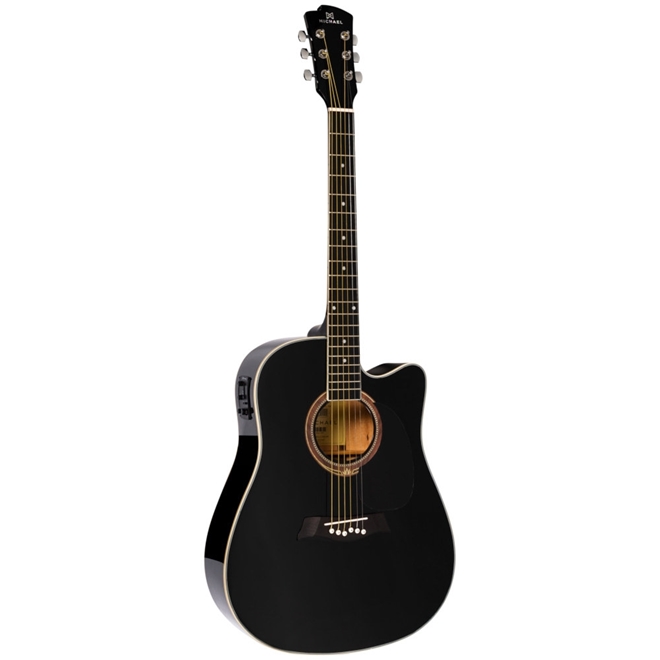 Violão Folk Michael VMF361 Elétrico com Cordas de Aço Multisom