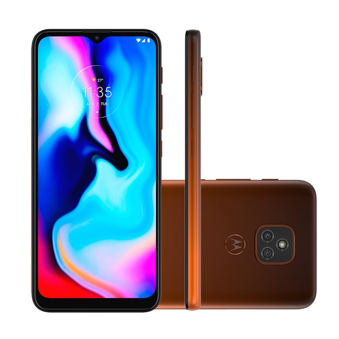 Smartphone Motorola E7 Plus 64GB Bronze Âmbar 4GB RAM Multisom