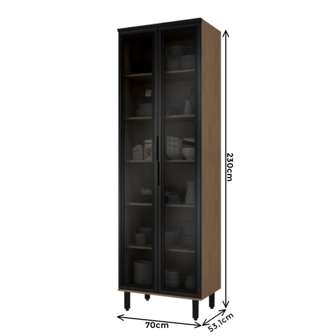 Paneleiro 2 Portas MX Móveis Habitat Multisom