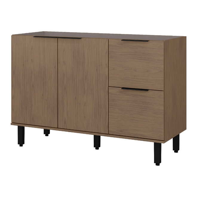 Balcão Pia 120cm 2 Portas 3 Gavetas MX Móveis Habitat | Schumann