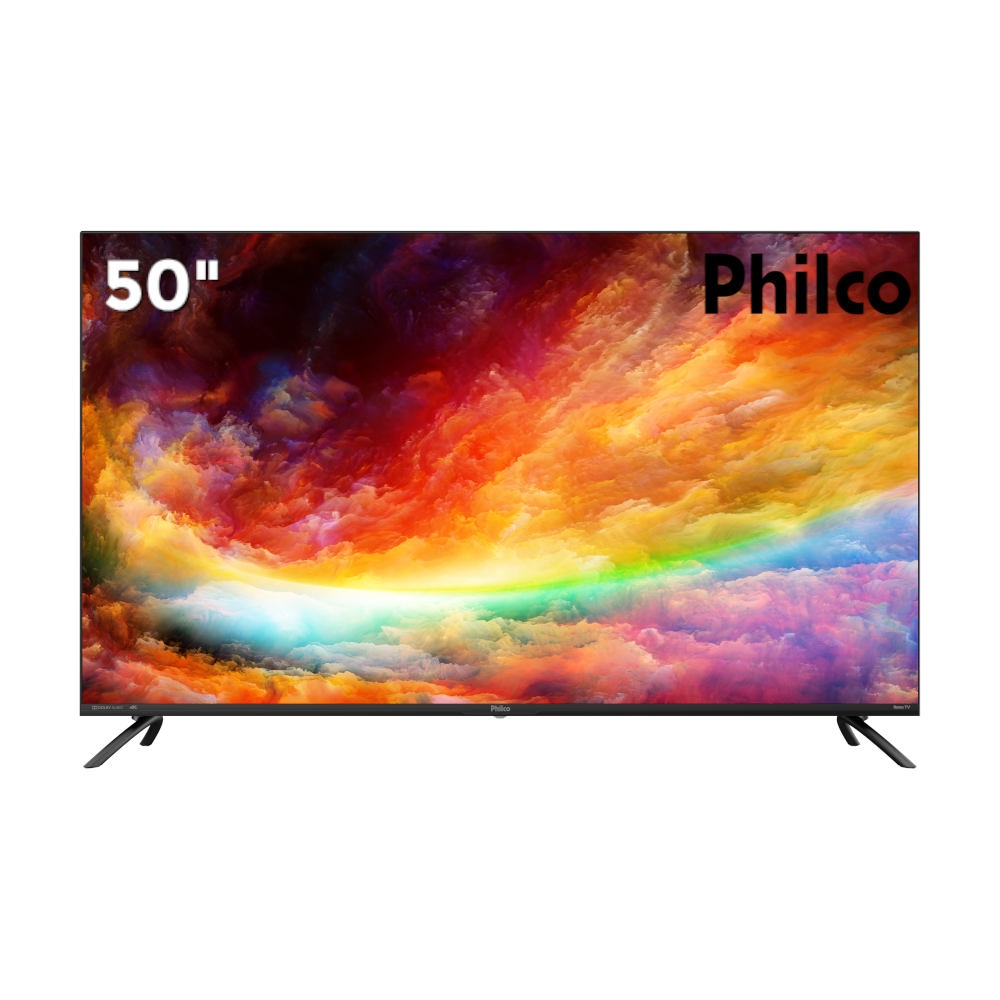 Smart TV 50” Philco 4K UHD LED PTV50RCG70BL HDR 4 HDMI Multisom